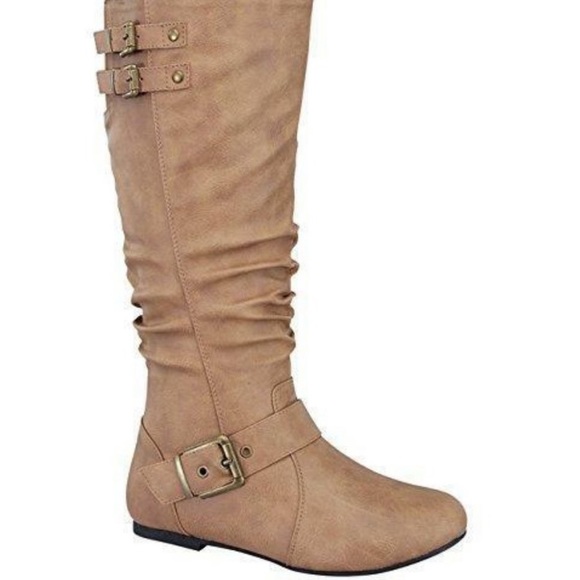 TOP Moda | Shoes | Flat Heelknee High Riding Boot | Poshmark